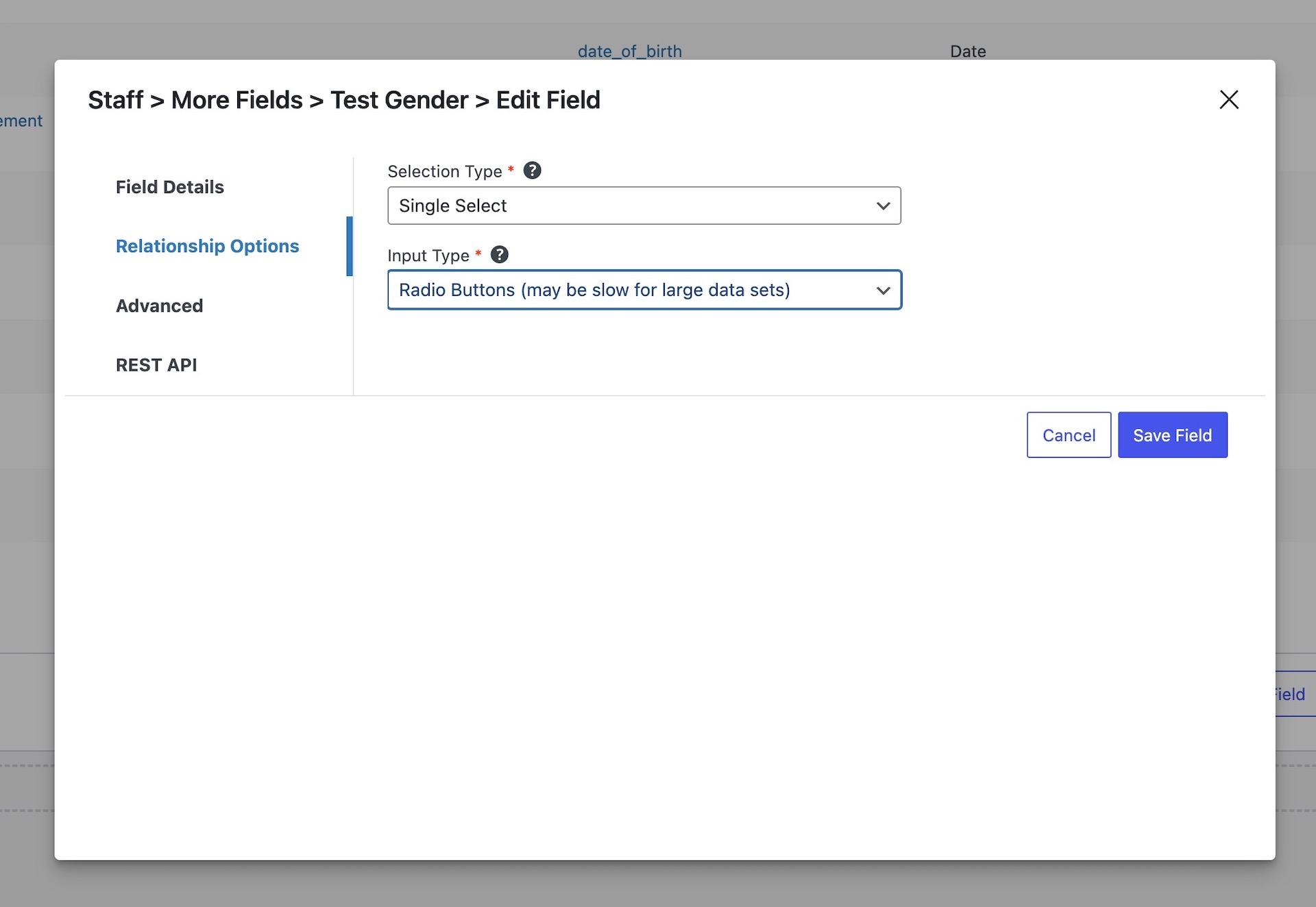 How to add “Radio” or “Drop Down” Field Types to Pods for WordPress ...